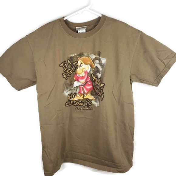 Disney | Shirts | Grumpy Walt Disney Graphic Shirt | Poshmark